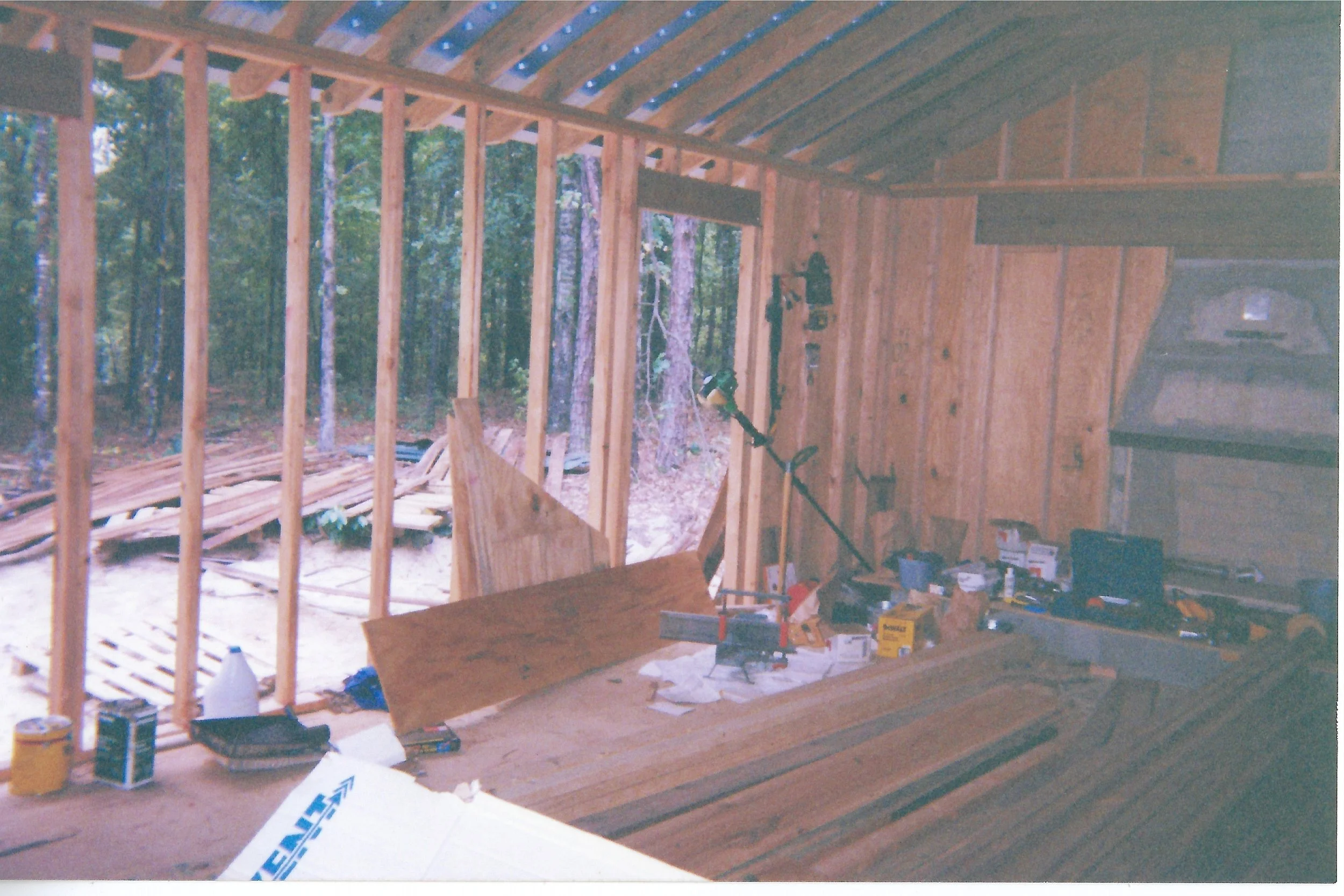 The Log Cabin History — Harrison Woodlands