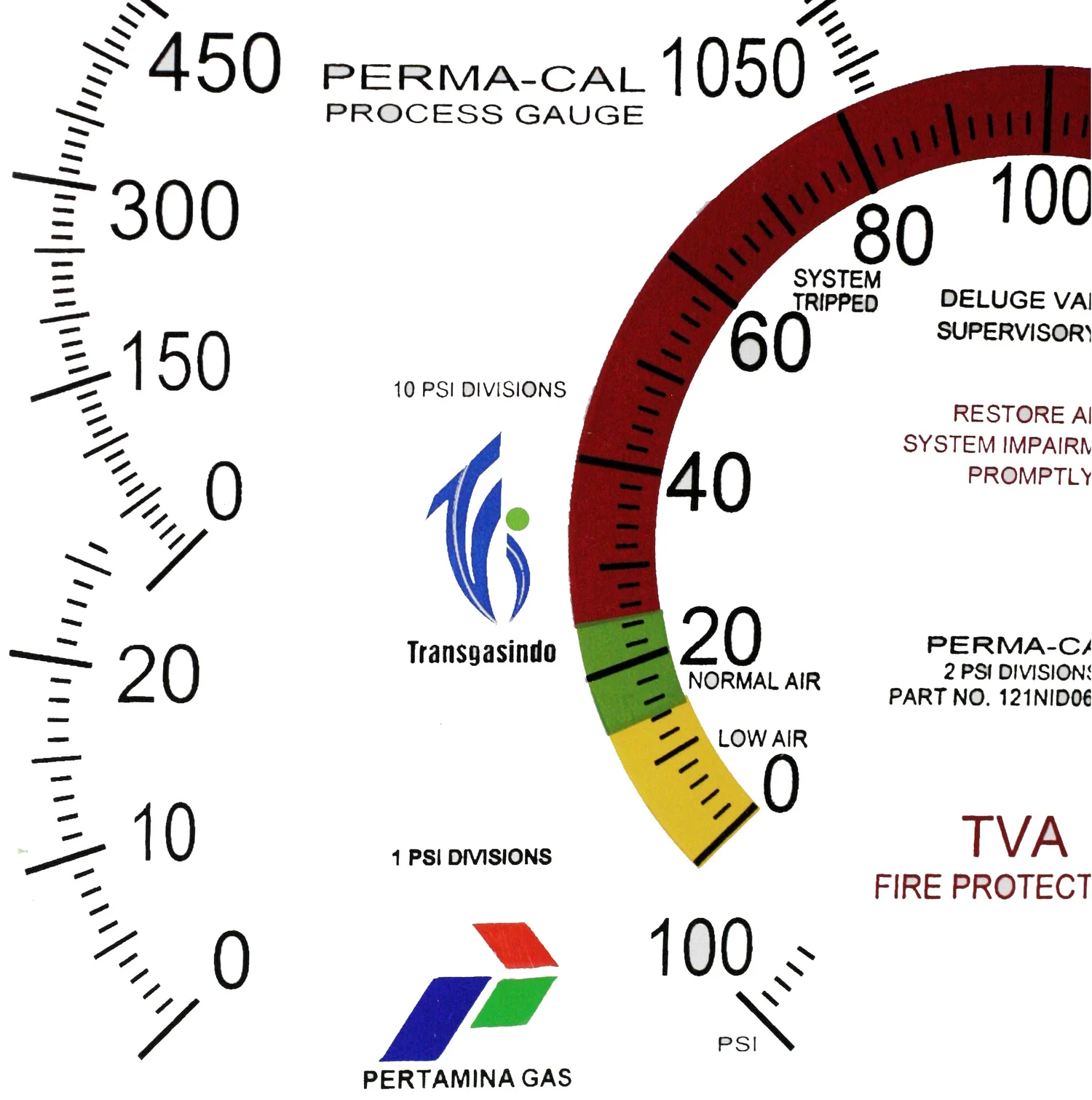 Custom Dials | Perma-Cal® Pressure Gauges