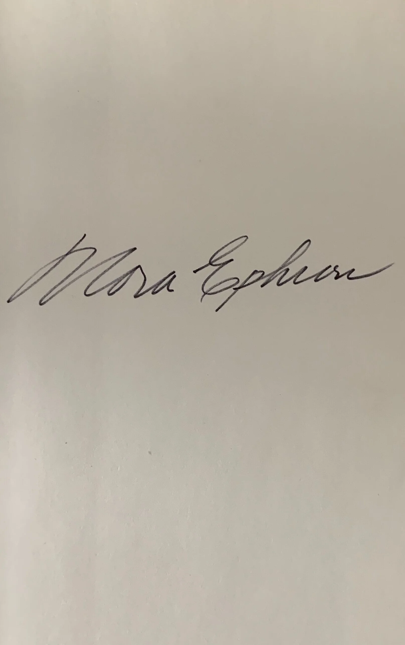 Why I Love Nora Ephron — Rosie Genova