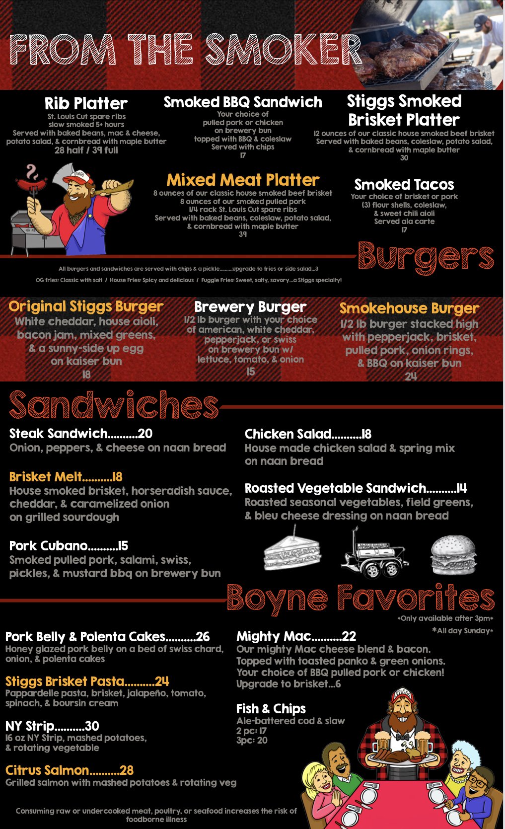 Menu — Stiggs Brewery & Kitchen