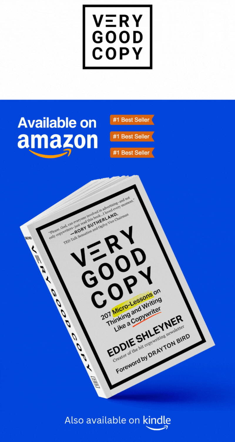 One of the best copywriting exercises: — VeryGoodCopy - Copywriting ...