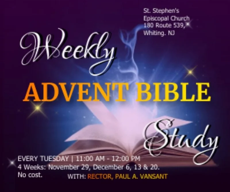 Advent Bible Study, 4 Week long, starting Nov 29 — Scroll down for ...