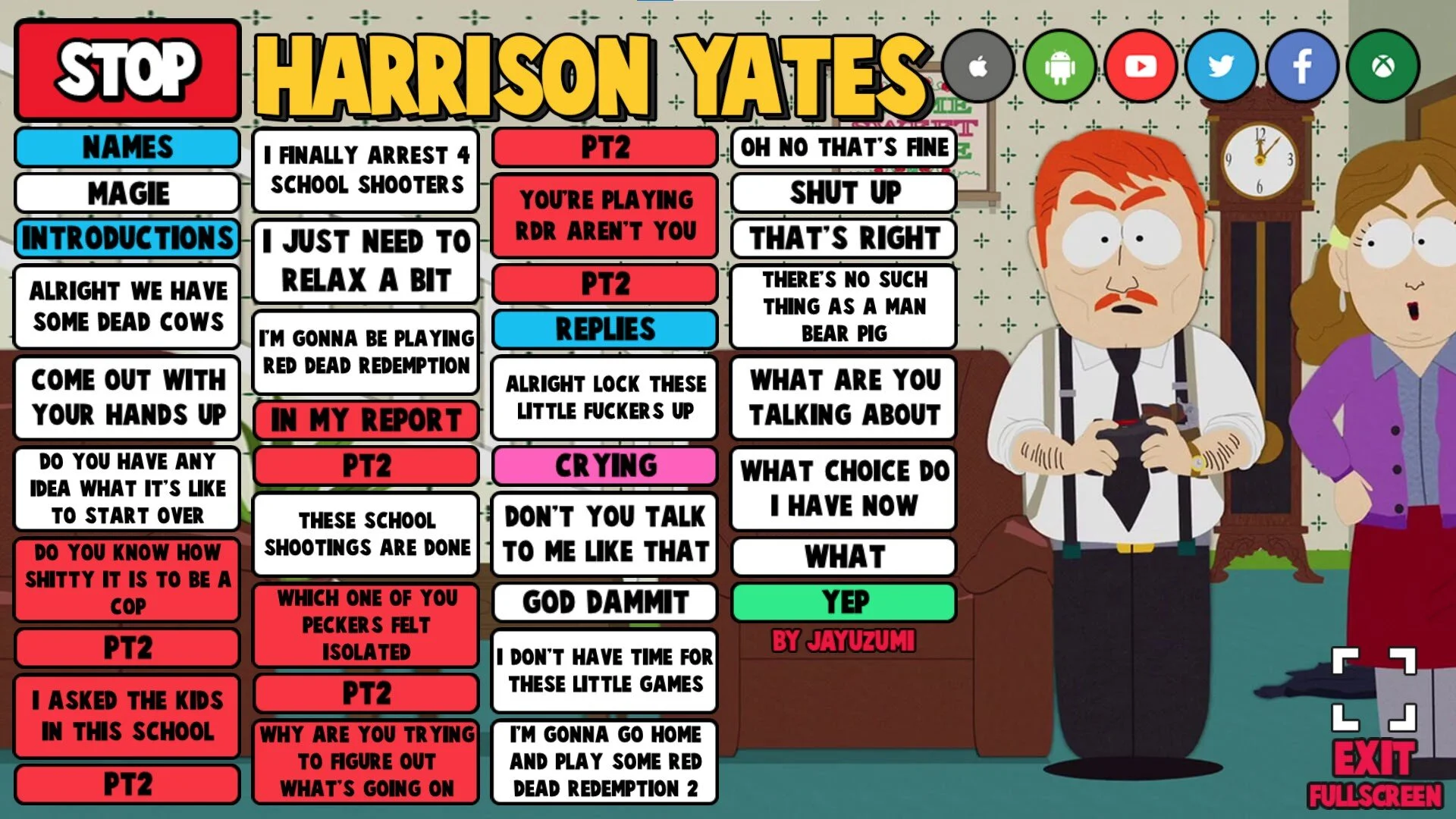 HARRISON YATES ADDED — Find your perfect soundboard - Memes, cartoons ...