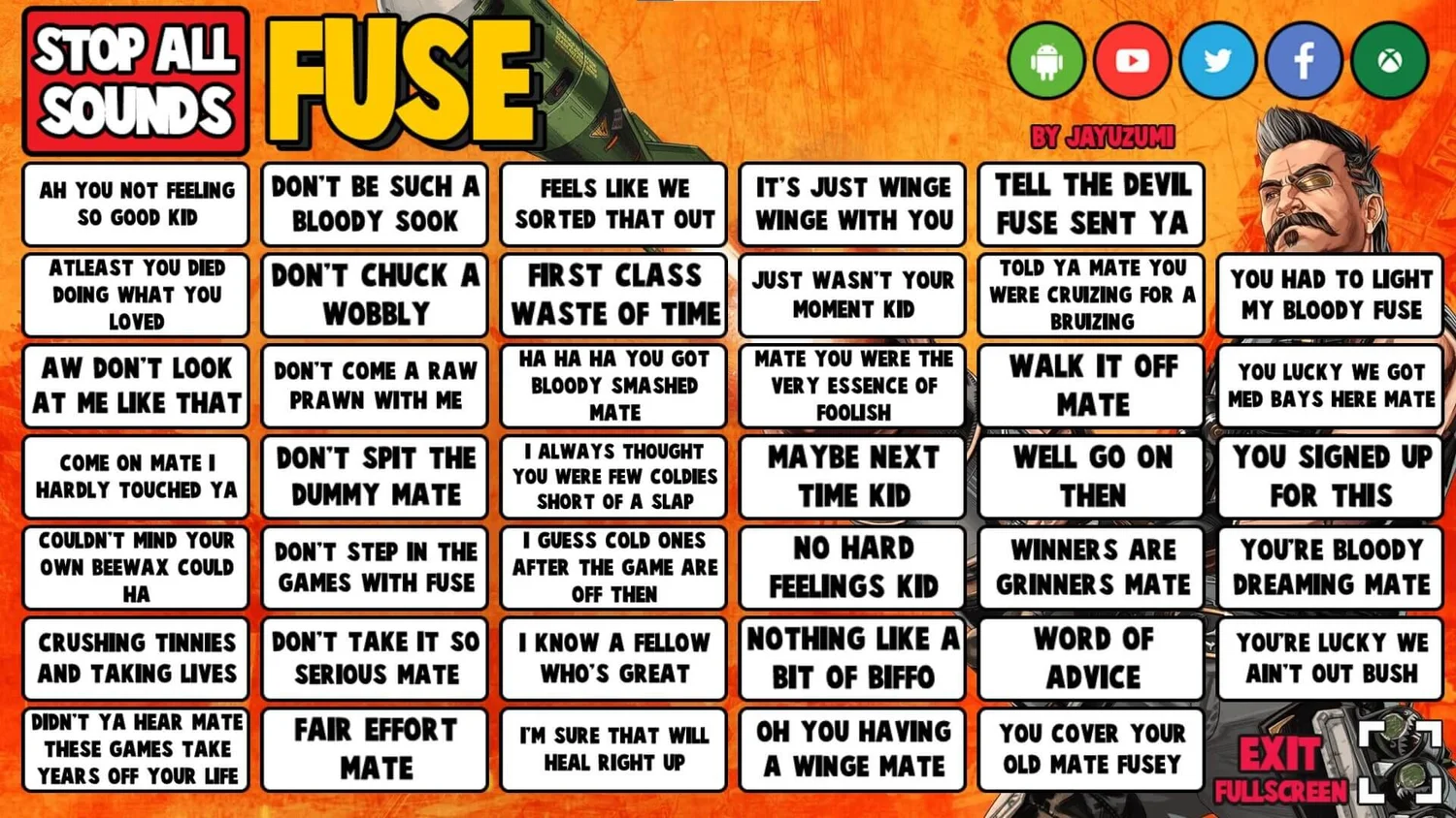 FUSE ADDED — Find your perfect soundboard - Memes, cartoons and ...