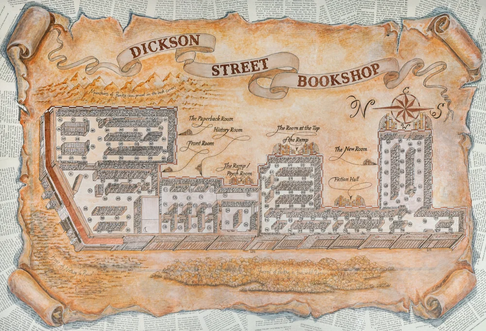 Bookshop Map — Dickson St. Bookshop