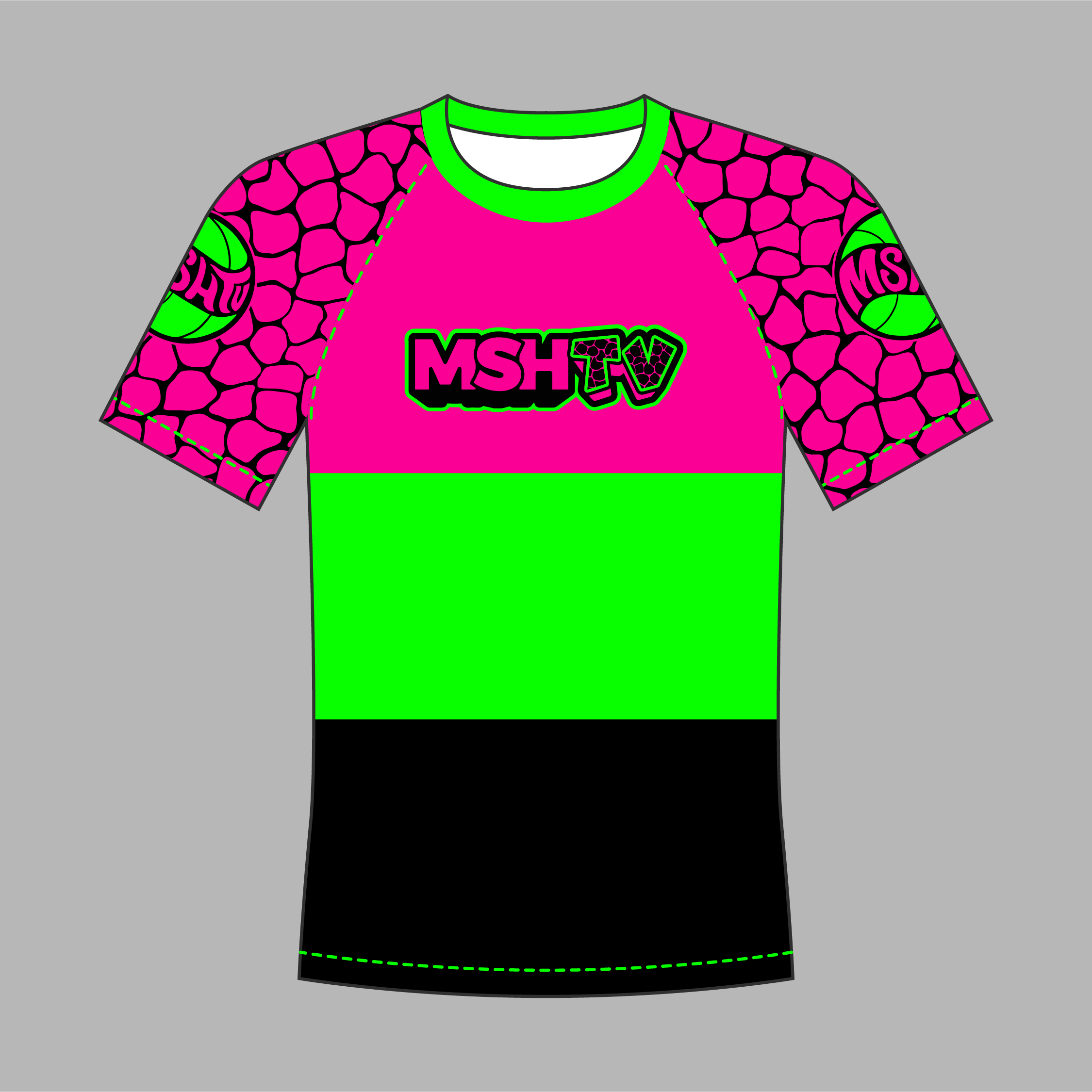 MSHTV Miami Logo Compression Shirt — MSHTV Clothing
