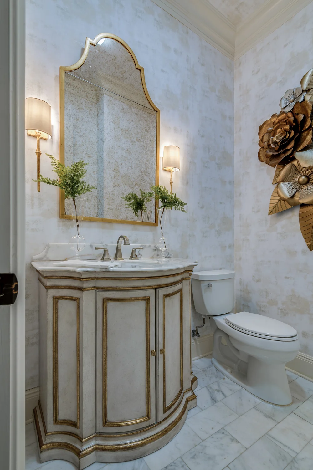Powder Room Traditional Decorating Ideas DIY Powder Room Decor {Room