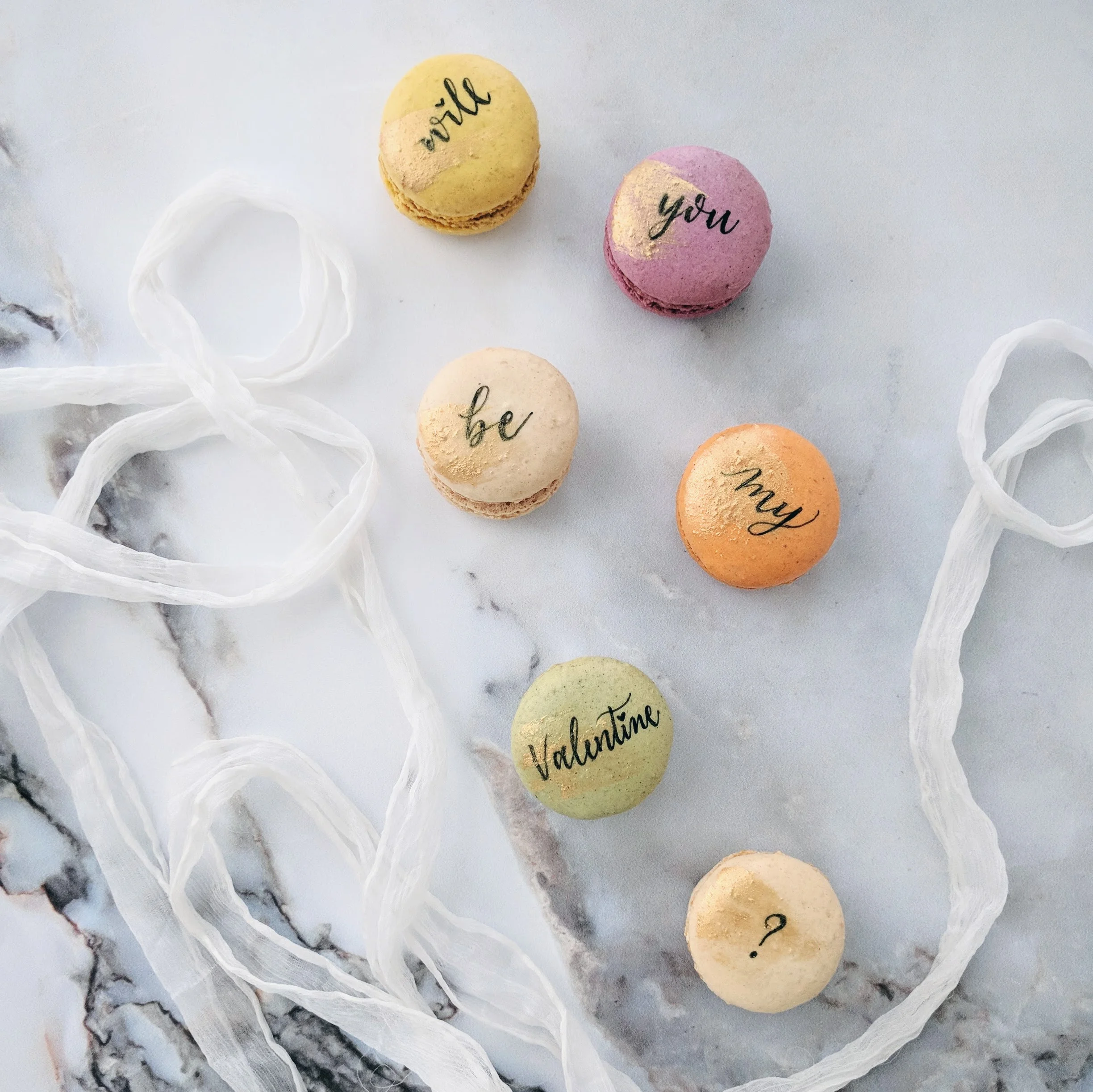 Video | Valentine's Day Lettering on Macarons — Lillian Liming