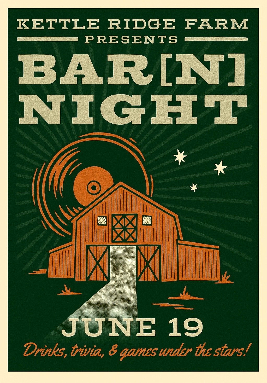 Bar(n) Night — Kettle Ridge Farm