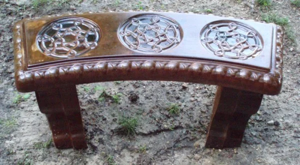 Concrete Garden Bench Top Molds