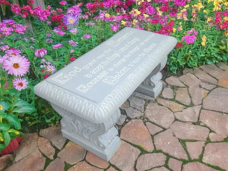 Concrete Bench Molds for sale use to make your own concrete benches.