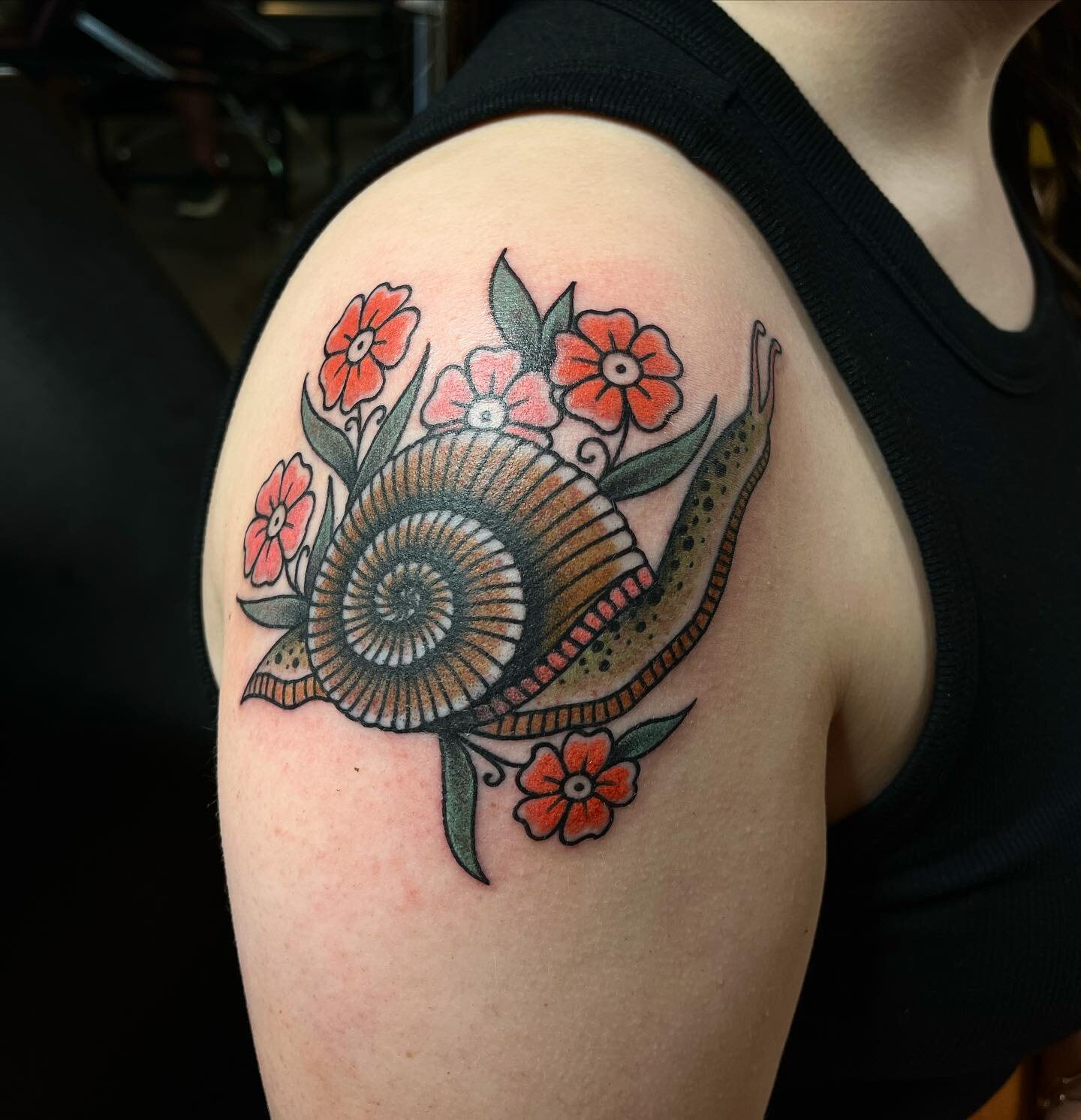Traditional Seashell Tattoo