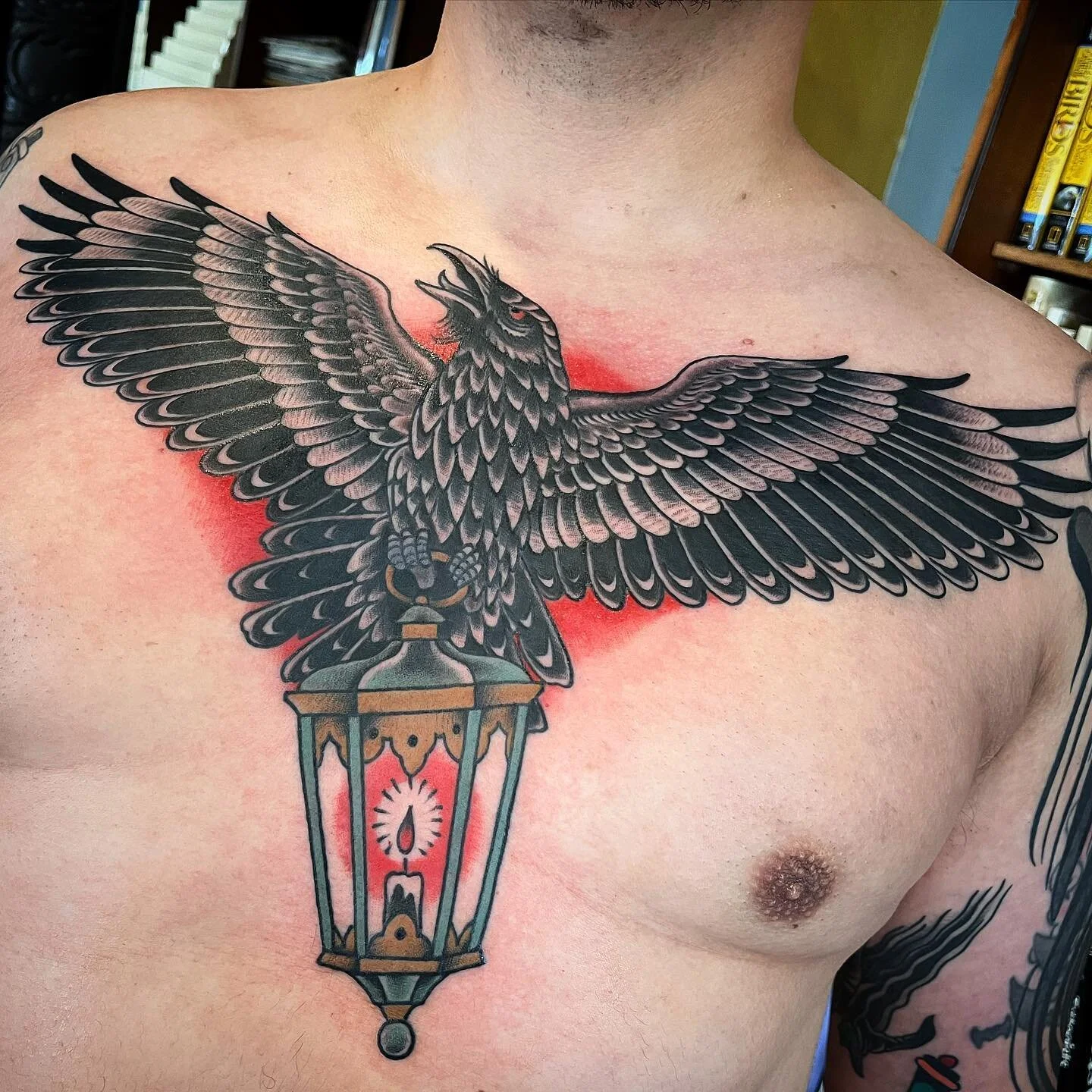 Pyramid Chest Tattoo
