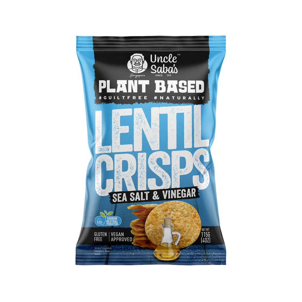Plant Based — Uncle Saba's | Lentil & Chickpea Chips and Poppadoms