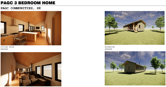 Architectural drawings for new construction of homes in First Nations ...