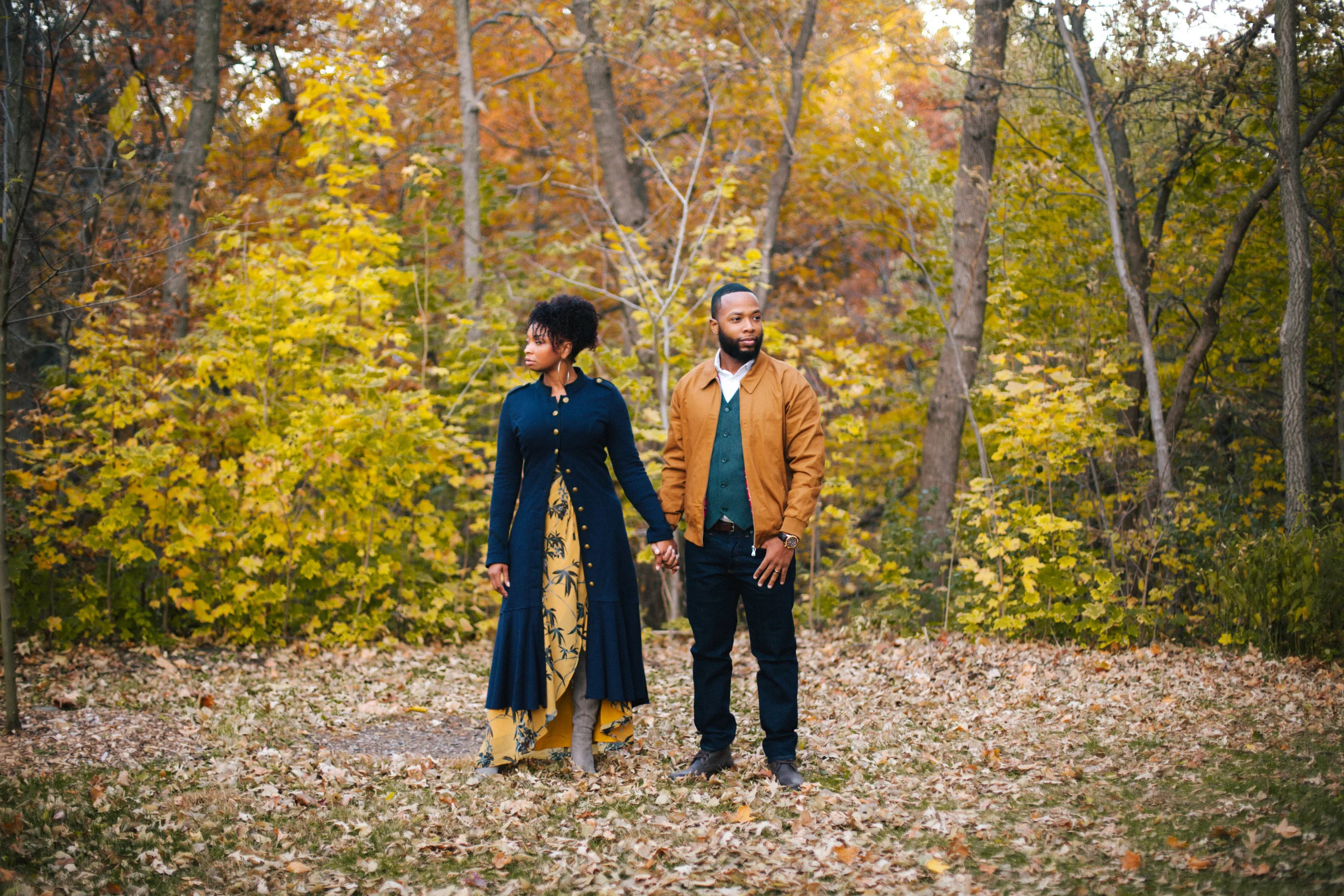 Desireé & Dominique | Autumn Portrait Session | Minneapolis Minnesota ...