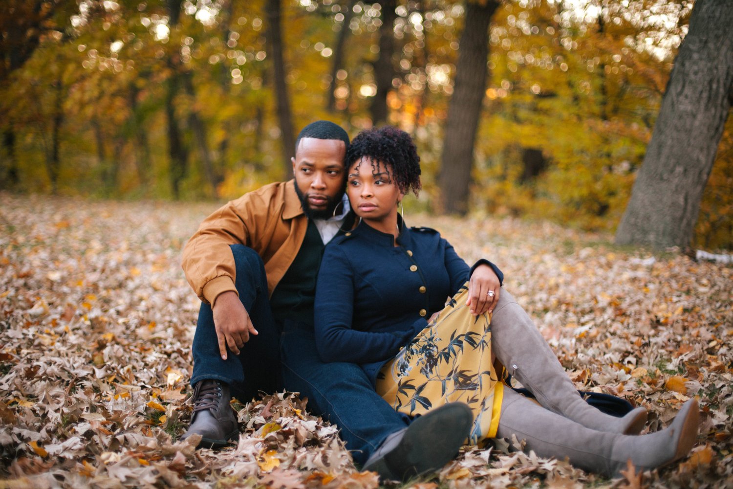 Desireé & Dominique | Autumn Portrait Session | Minneapolis Minnesota ...