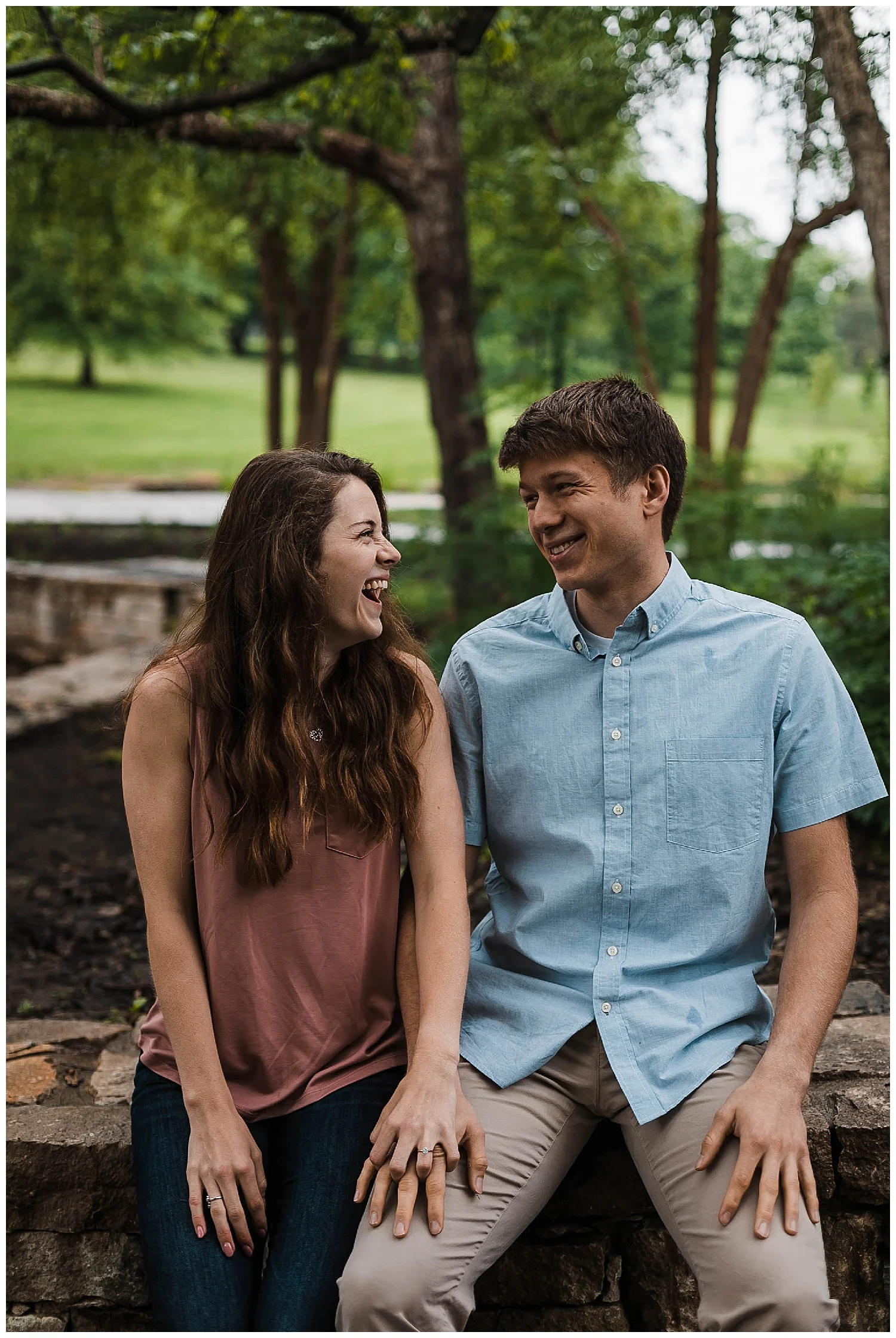 Caitlyn + Alex | Rainy Spring Engagement Session | Kansas City Kansas/Missouri — Minnesota ...