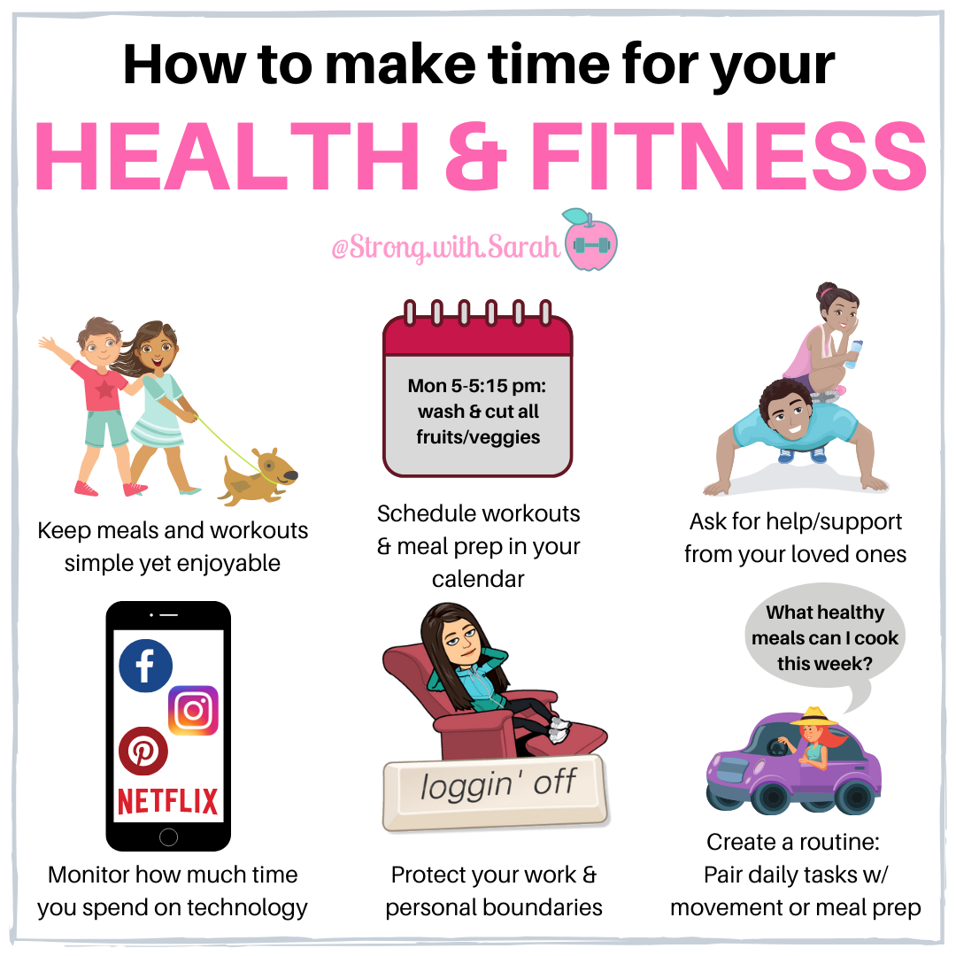 4 Tips to Help You Make Time for Health and Fitness