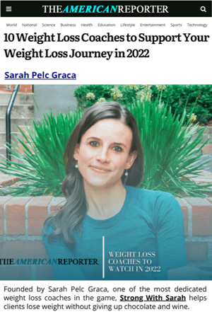 Sarah Pelc Graca in Press & Media Features | Press | Strong with Sarah