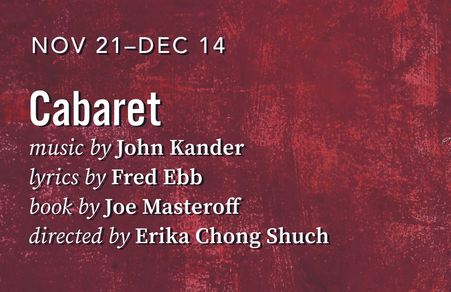 Cabaret — Oakland Theater Project