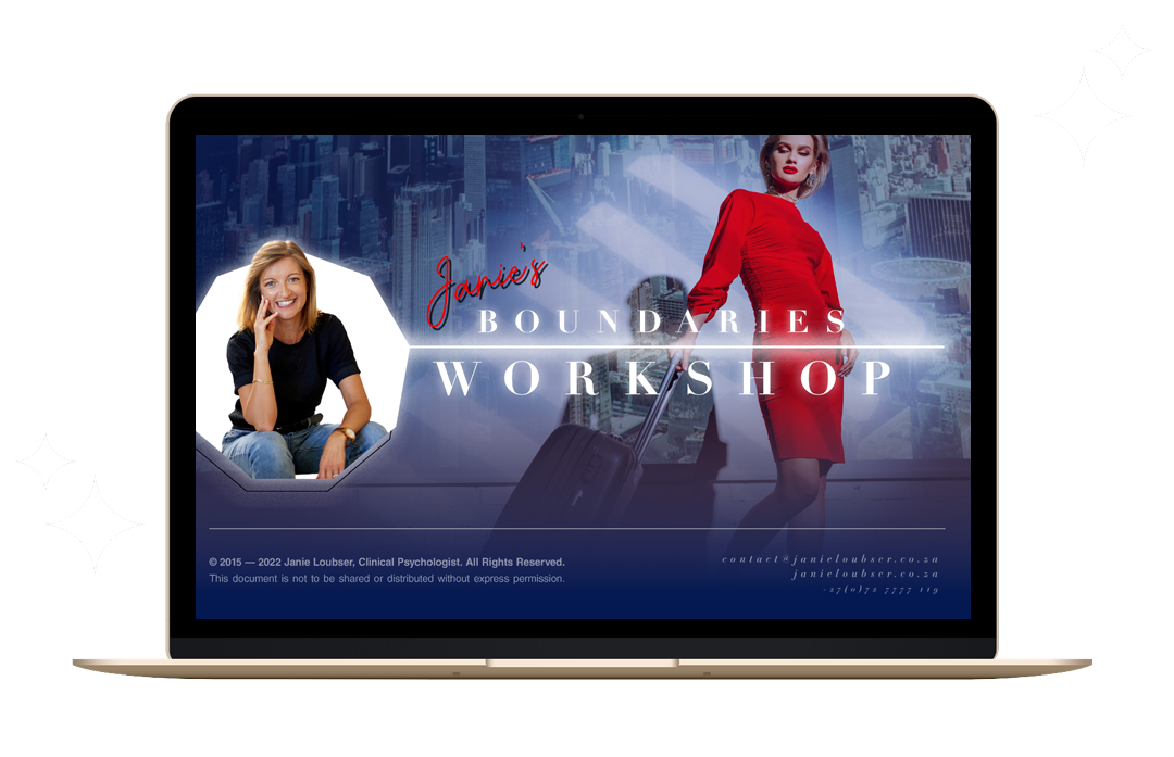 Got Boundary Baggage? Introducing my All-new Boundaries Workshop — Just for You! — Janie Loubser