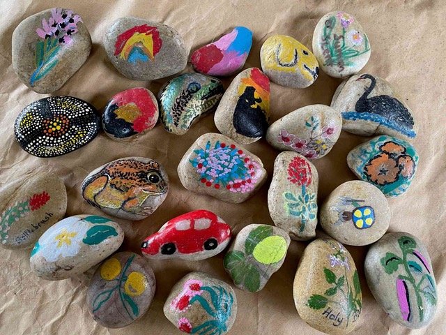 Kid’s Rock Painting Workshop — Beelarong Community Farm