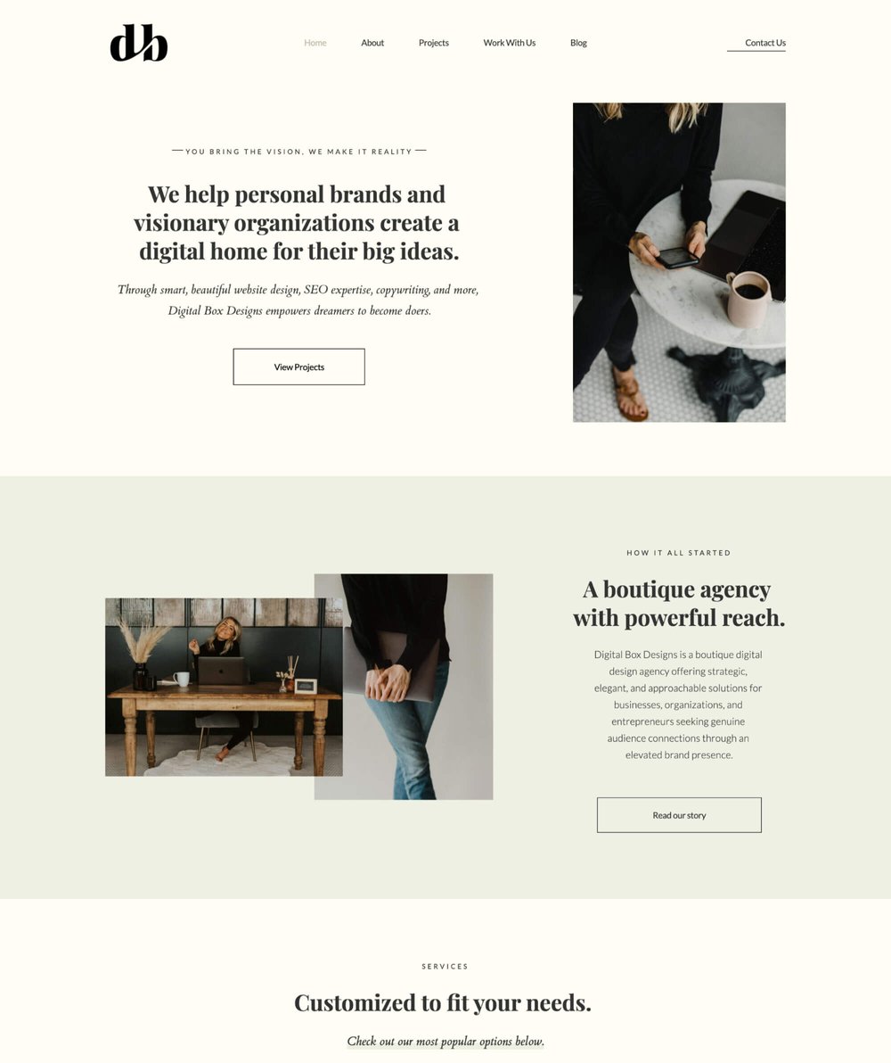 10+ Refined Squarespace Websites built by Designers & Creative Studios ...