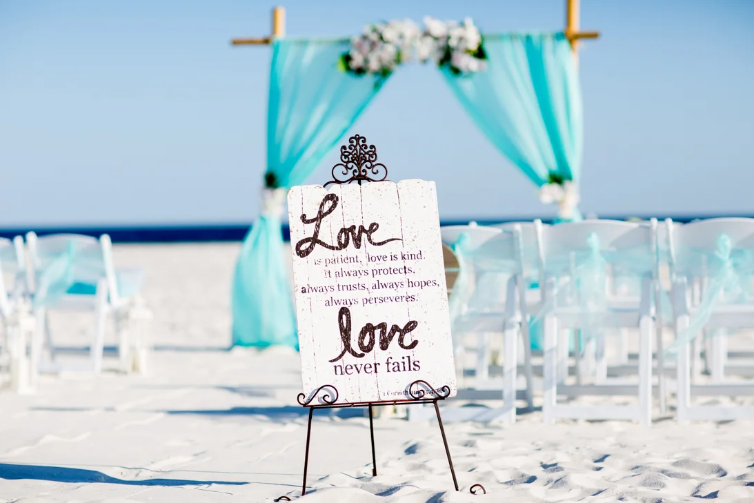 Wedding Signs | Beach Weddings in Alabama and Florida