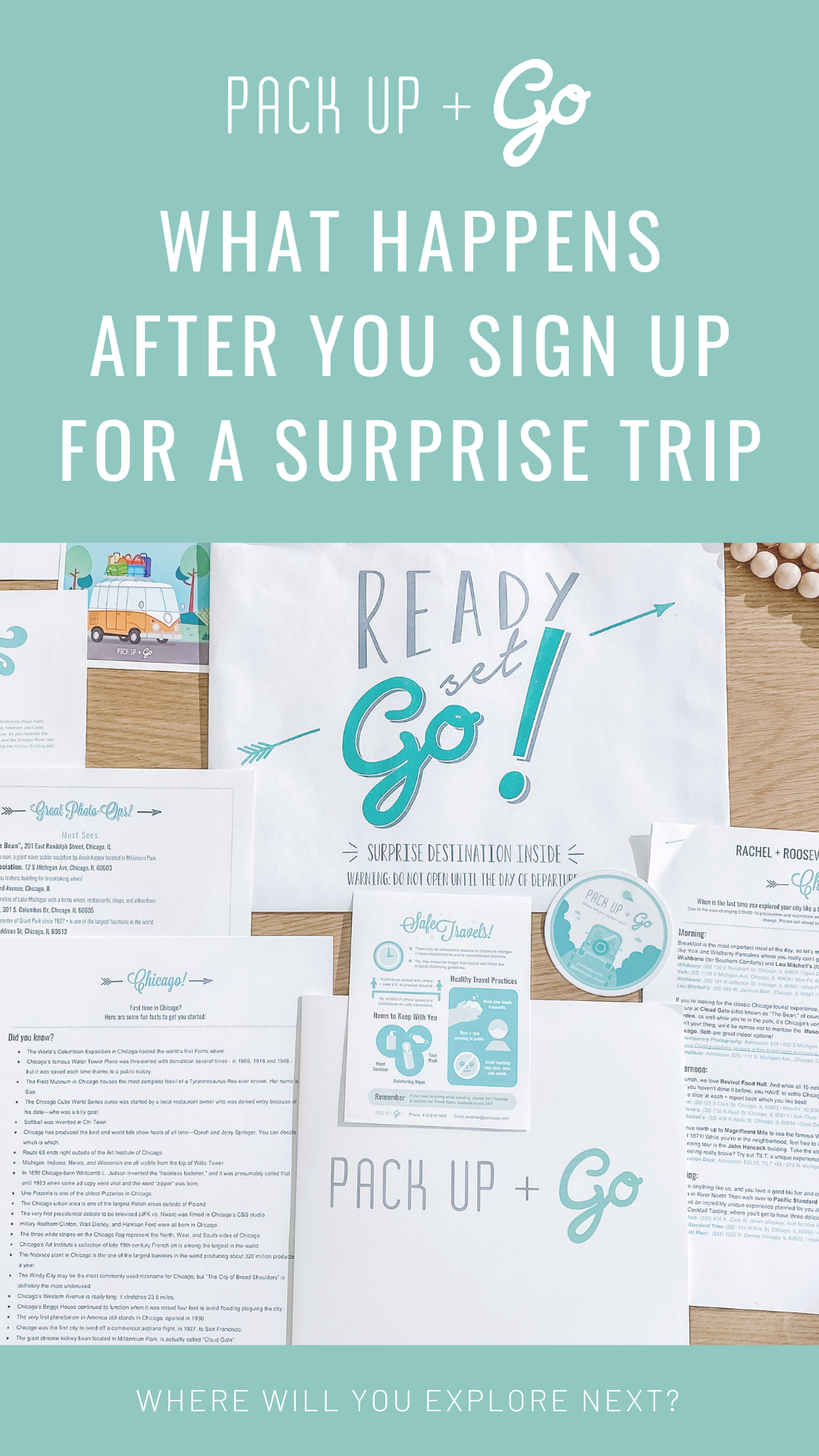 What Happens After You Sign Up — Pack Up + Go | A Surprise Travel Brand
