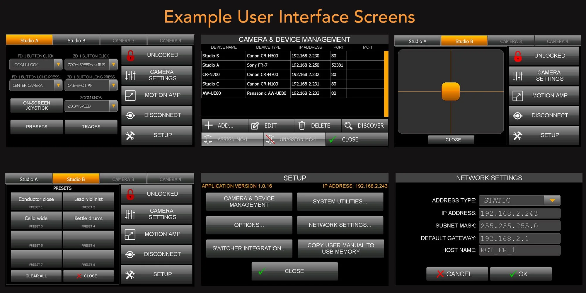 RCT | Remote Camera TechnologyPan Bar System