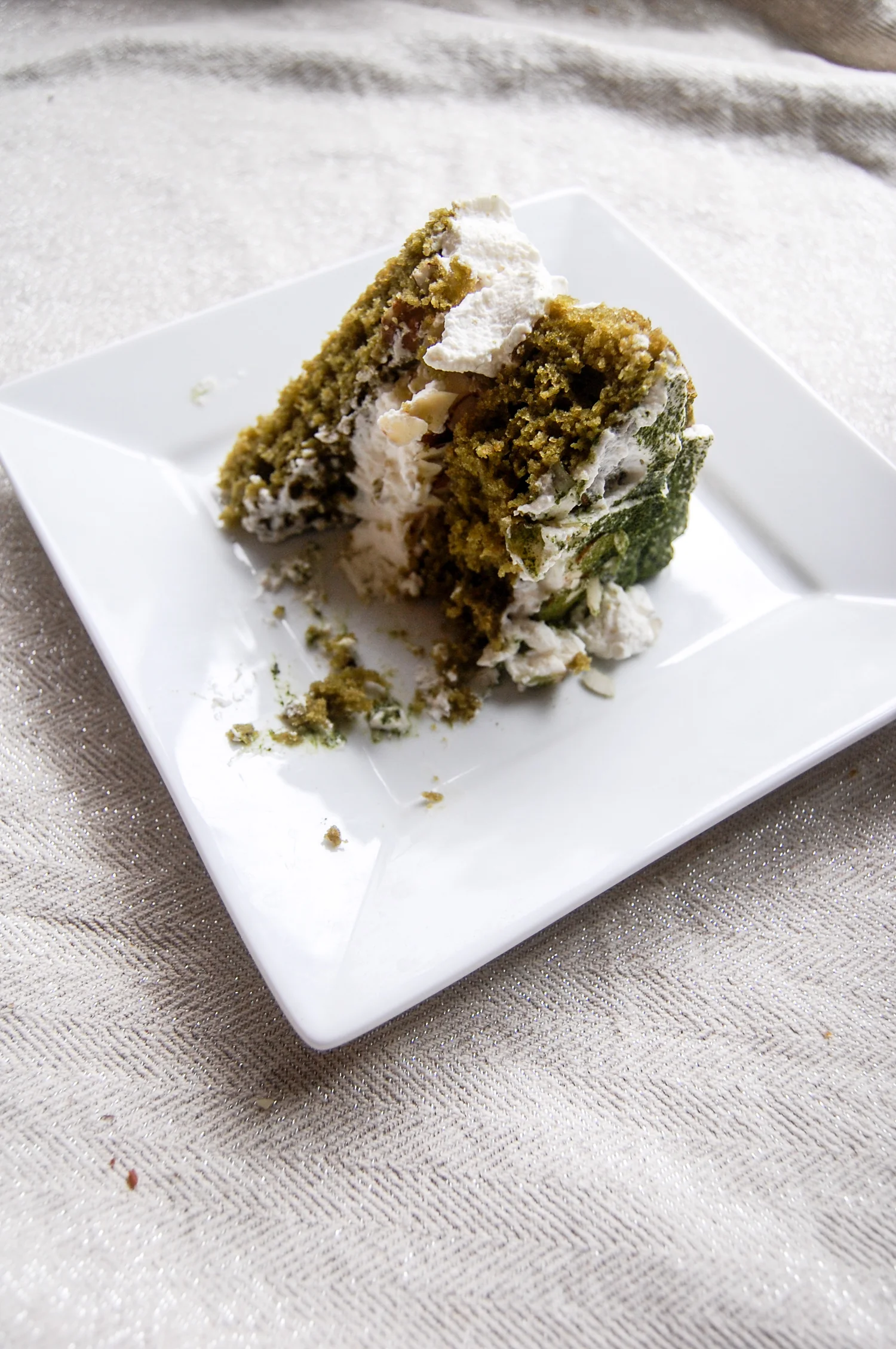 Peach Matcha Cake — Tea Thoughts