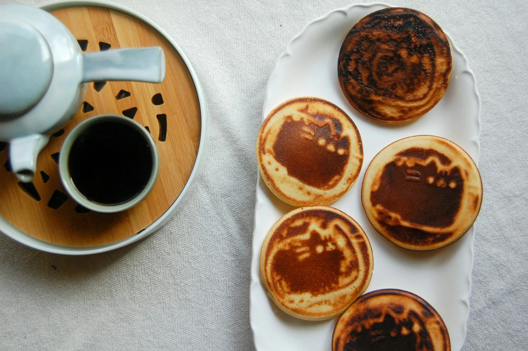 Puer Pusheen Pancake — Tea Thoughts