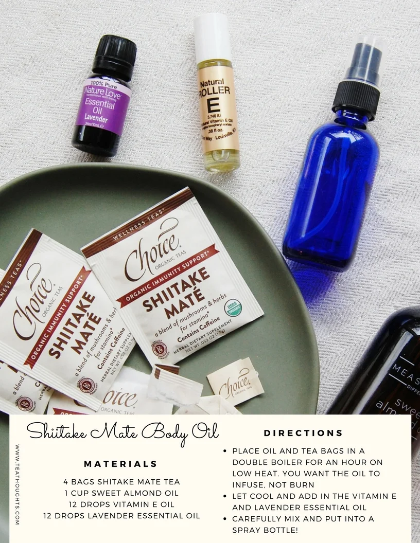 Shiitake Mate Body Oil — Tea Thoughts