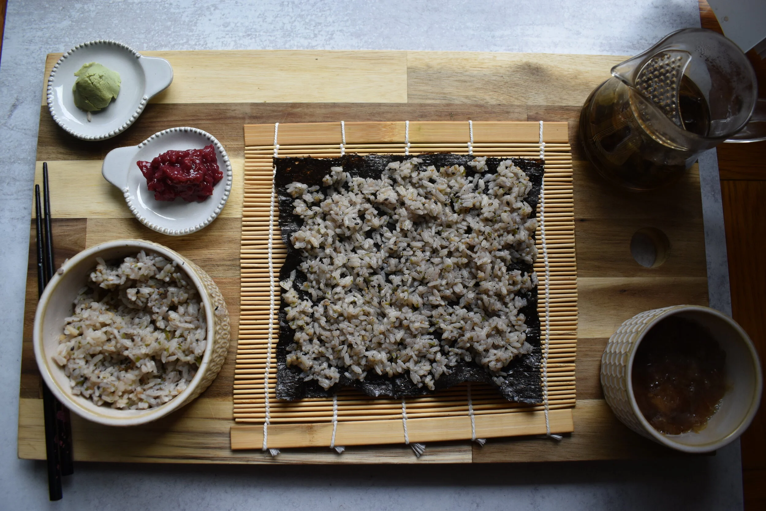 3 ways to Incorporate tea into your homemade sushi — Tea Thoughts