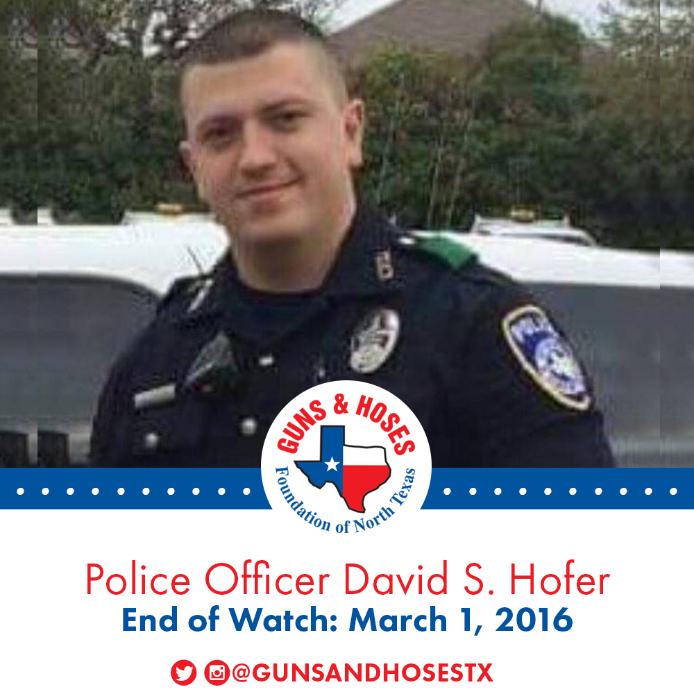 Guns & Hoses Benevolent Fund Activated For Euless Officer David Hofer ...