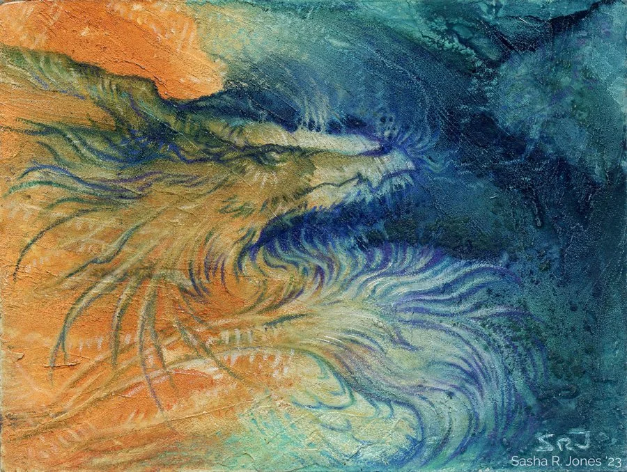 Geothermal Pool Dragon — Sasha R Jones