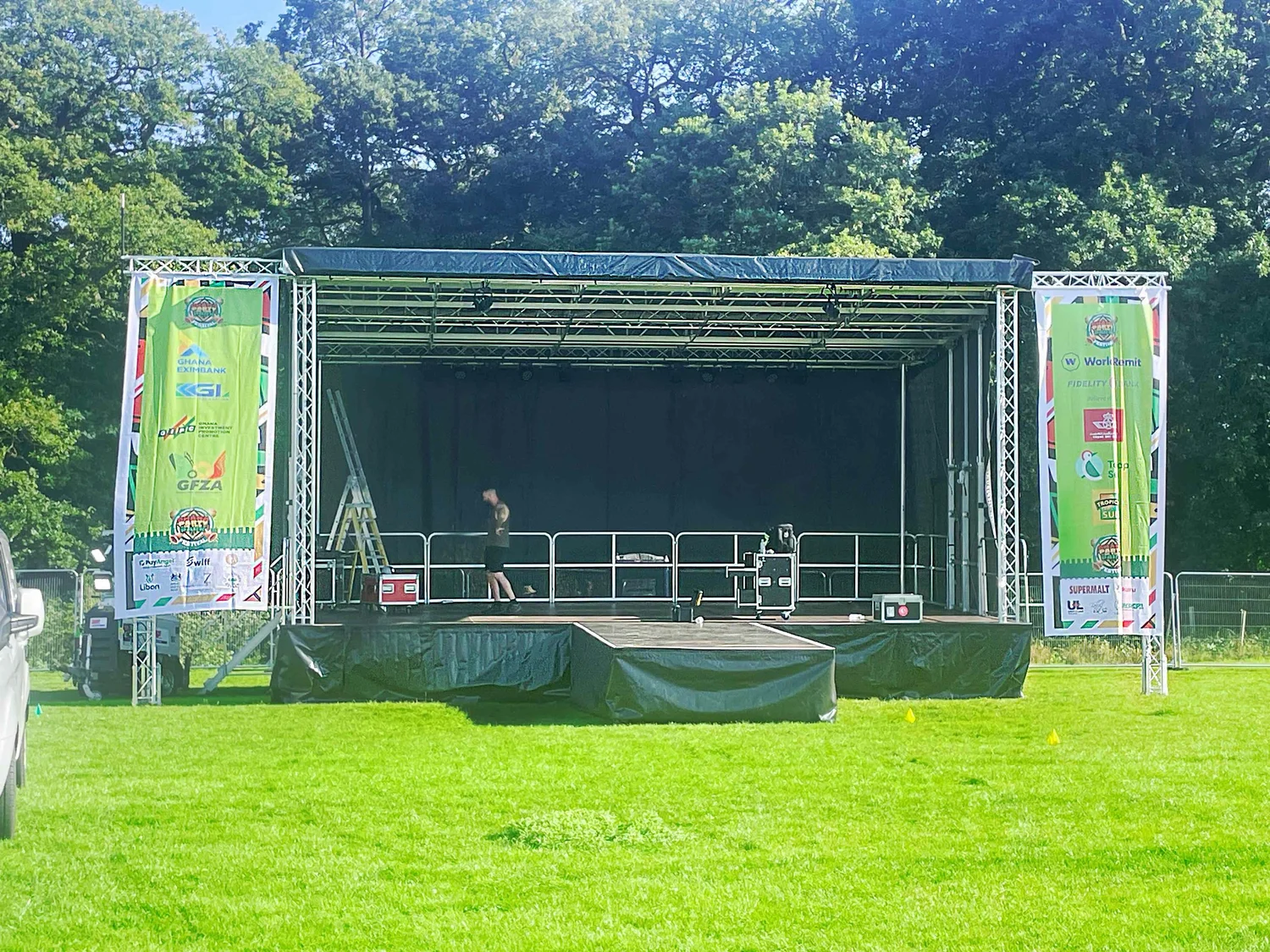 Large Trailer Stage Hire — KING SOUND REINFORCEMENT