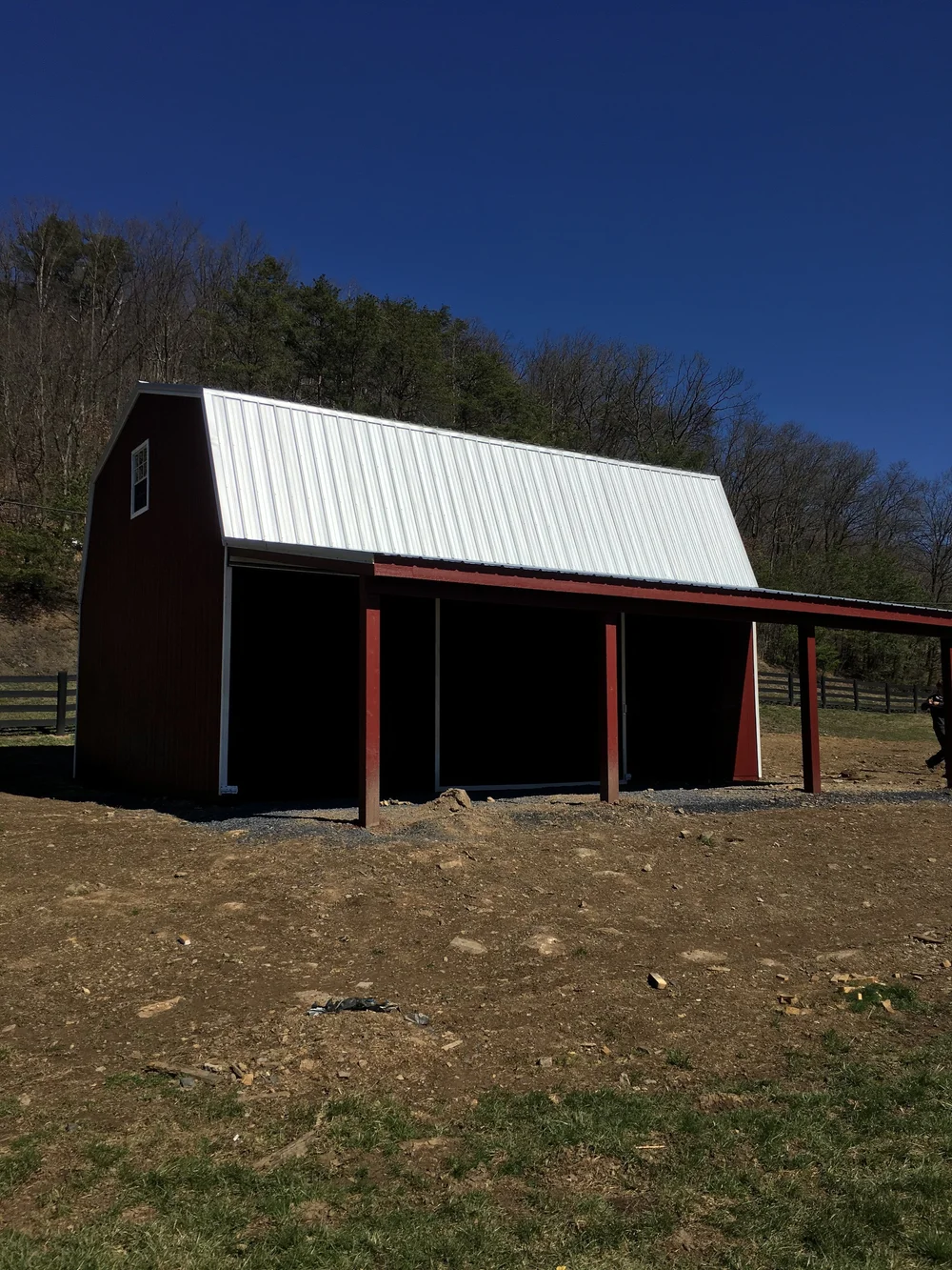 SHENANDOAH SHEDS — A Barn with A Lean To