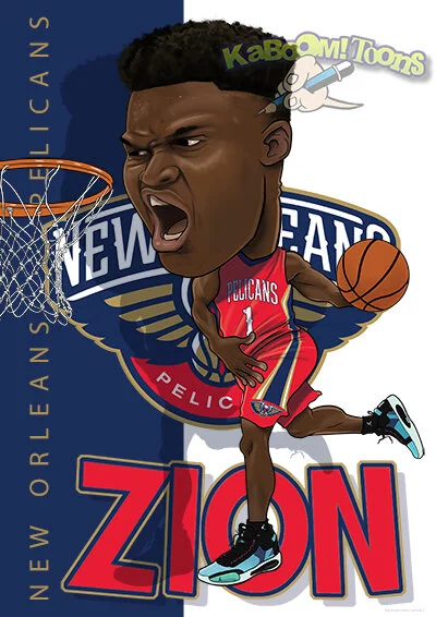 NBA Player Caricatures — KaBOOM! Toons