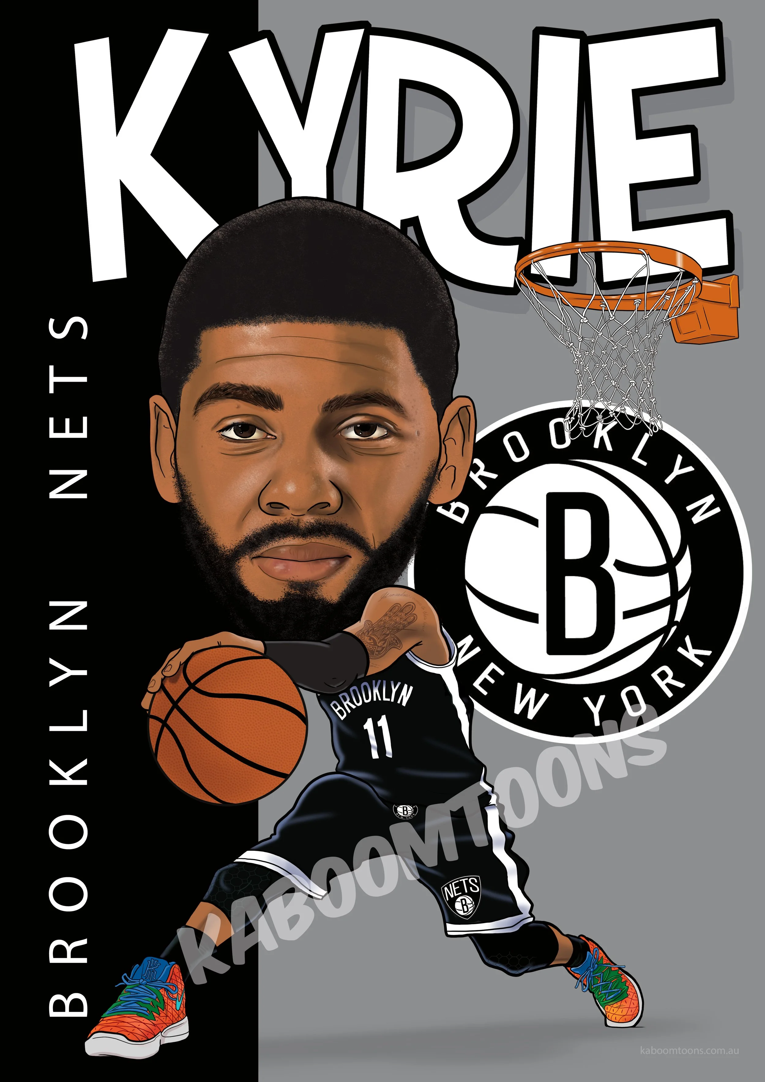 Cartoon Nba Basketball Players