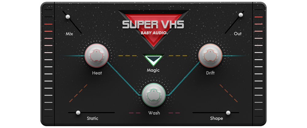BABY Audio - Super VHS - 1980s Retro Color Plugin (VST / AU / AAX)