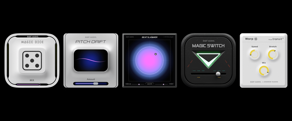 BABY Audio - Free Plugins - Warp, Magic Dice, Magic Switch, Pitch Drift ...