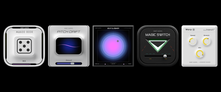 BABY Audio - Free Plugins - Warp, Magic Dice, Magic Switch, Pitch Drift ...