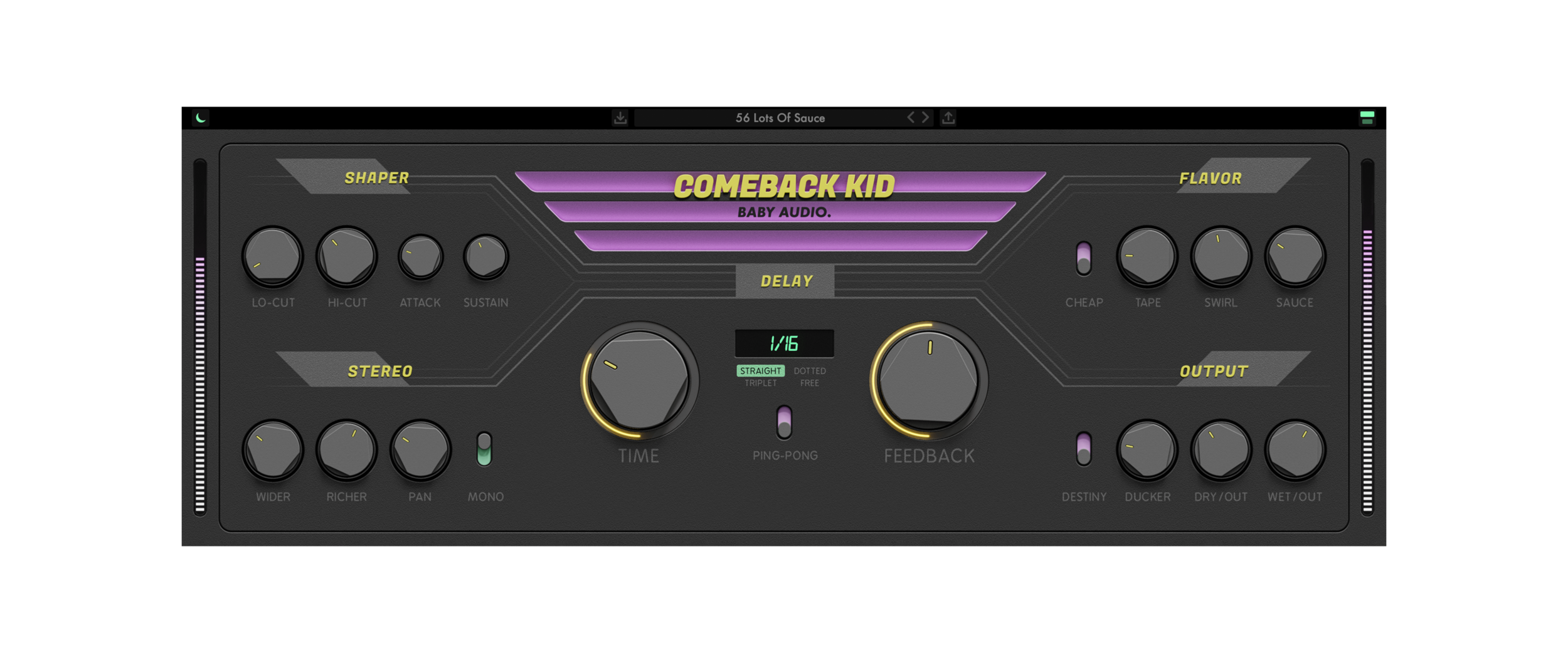 BABY Audio - Comeback Kid - Analog Delay Echo Plugin (VST / AU / AAX)