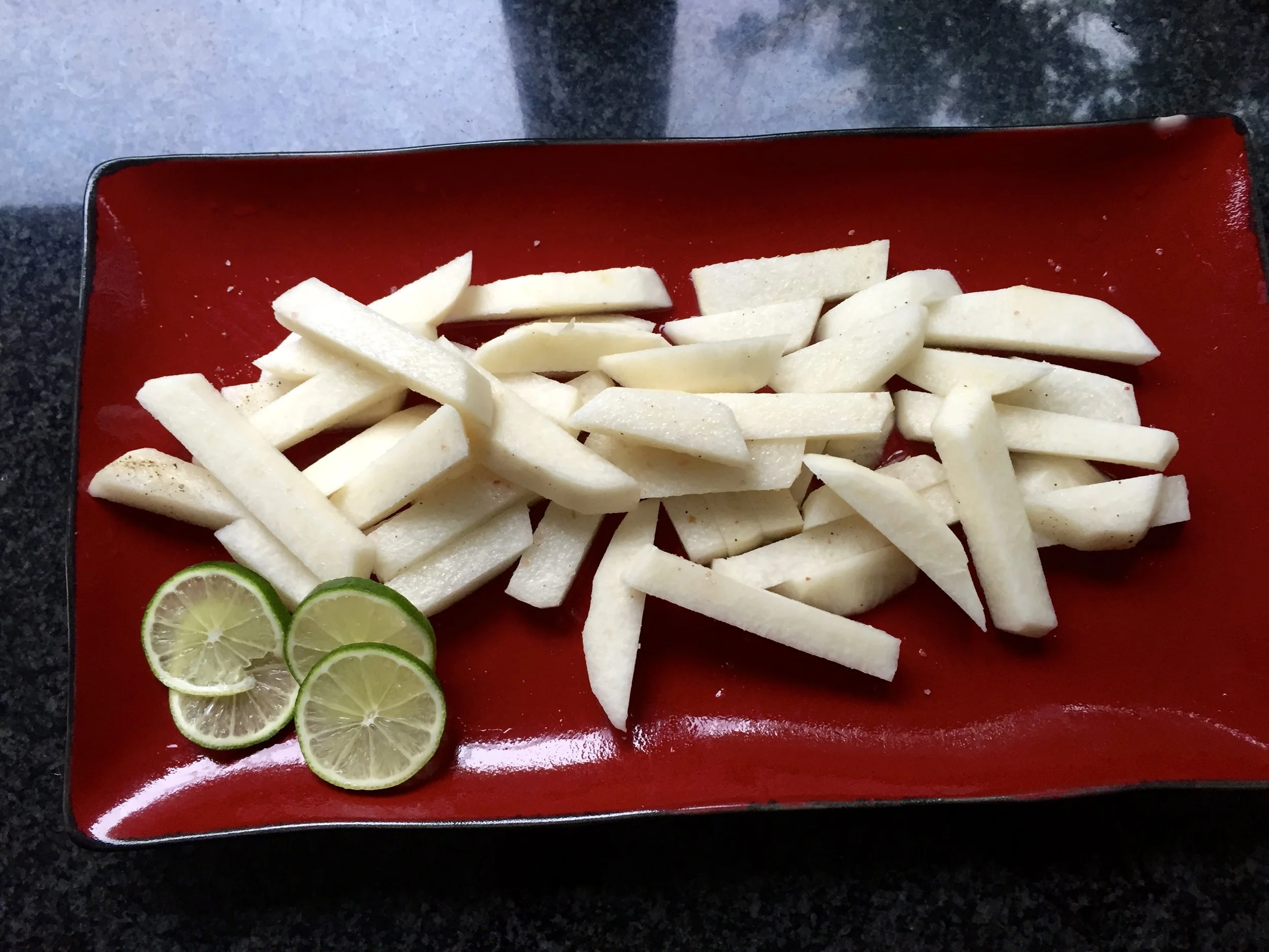 A quick jicama snack — Dr. Ayala