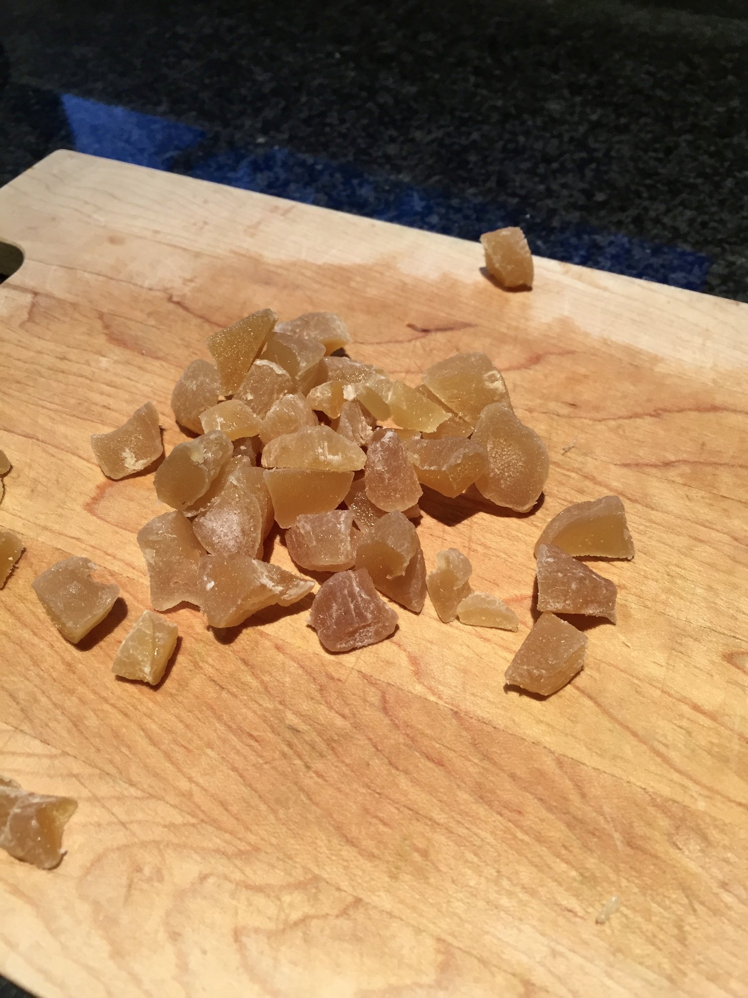 Almond and candied ginger cookies — Dr. Ayala