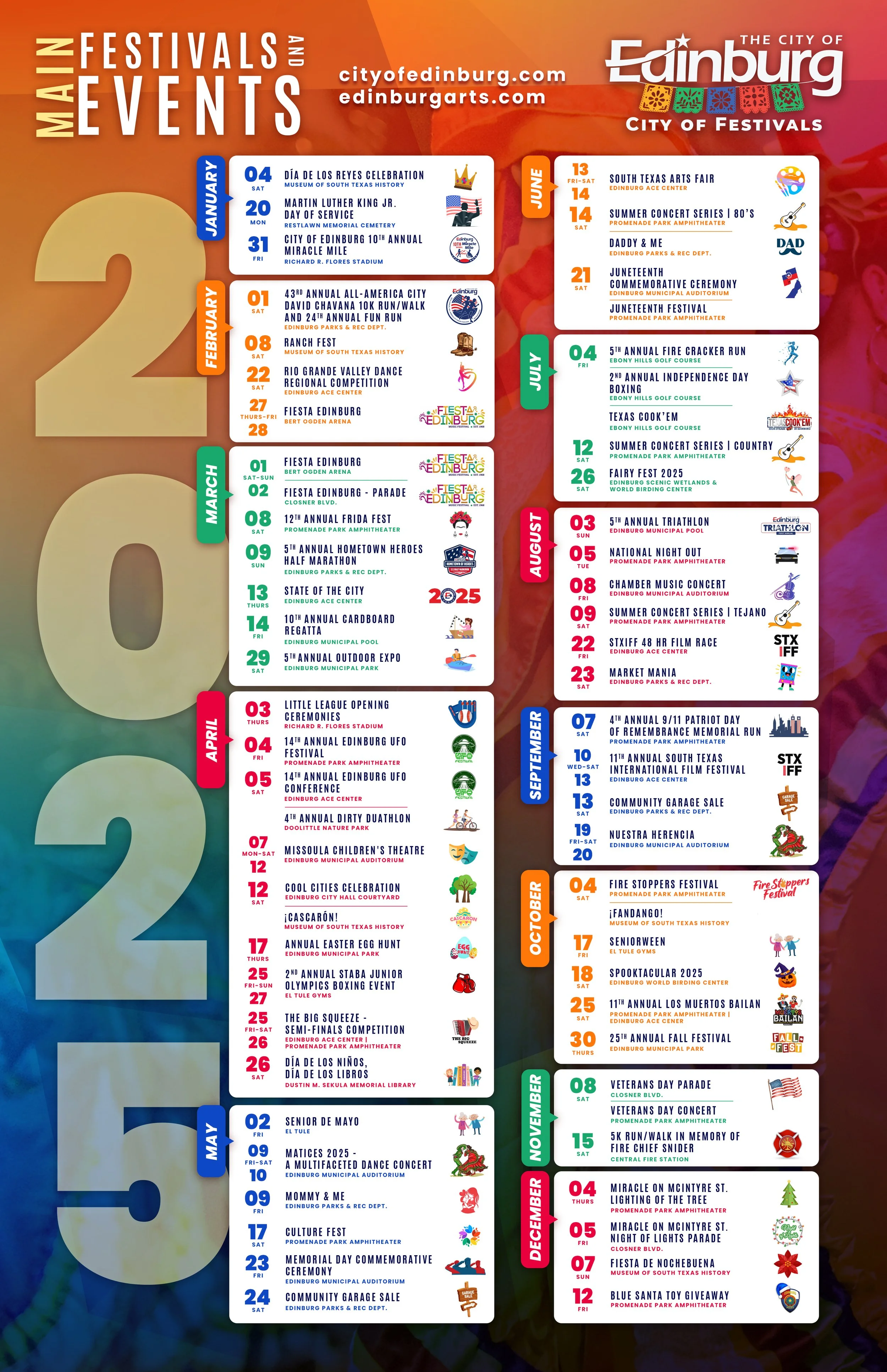 Calendar — EDINBURG ARTS