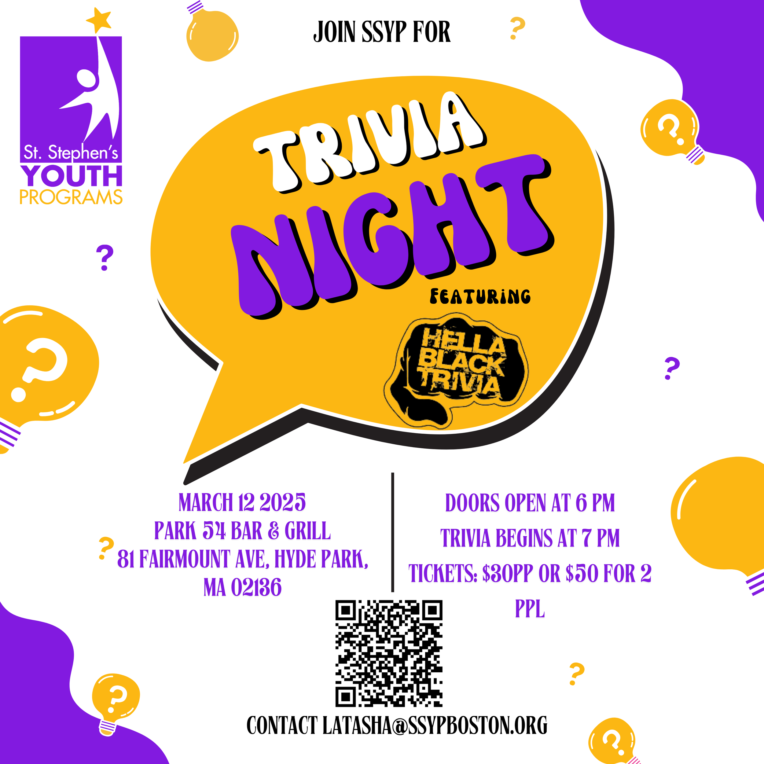 Events — St. Stephen's Youth Programs