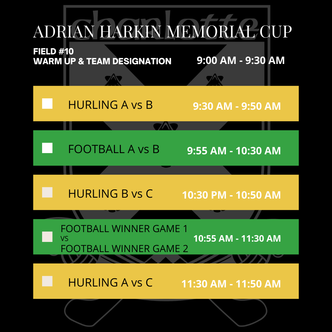 10th Annual Adrian Harkin Memorial Cup — Charlotte James Connolly's ...
